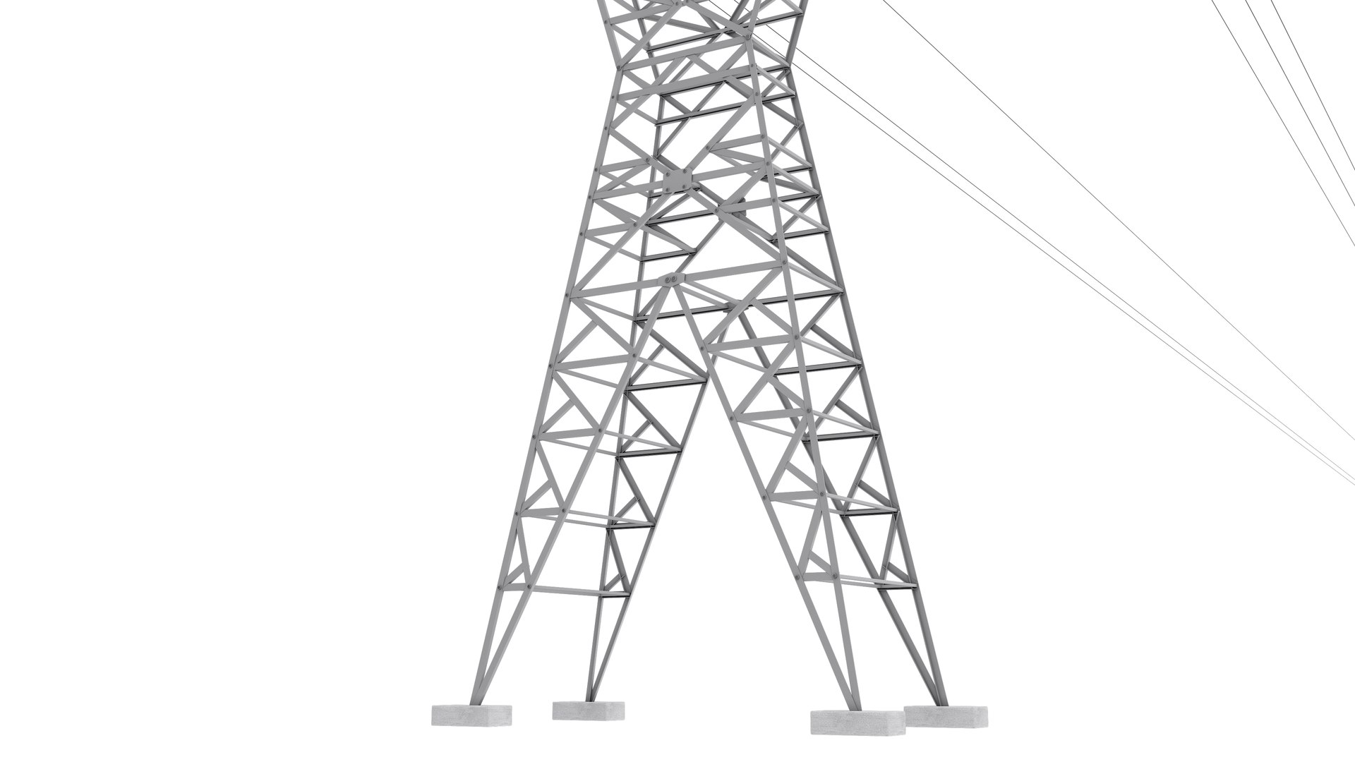 Electric Power Tower Collection 3D Model - TurboSquid 2291177