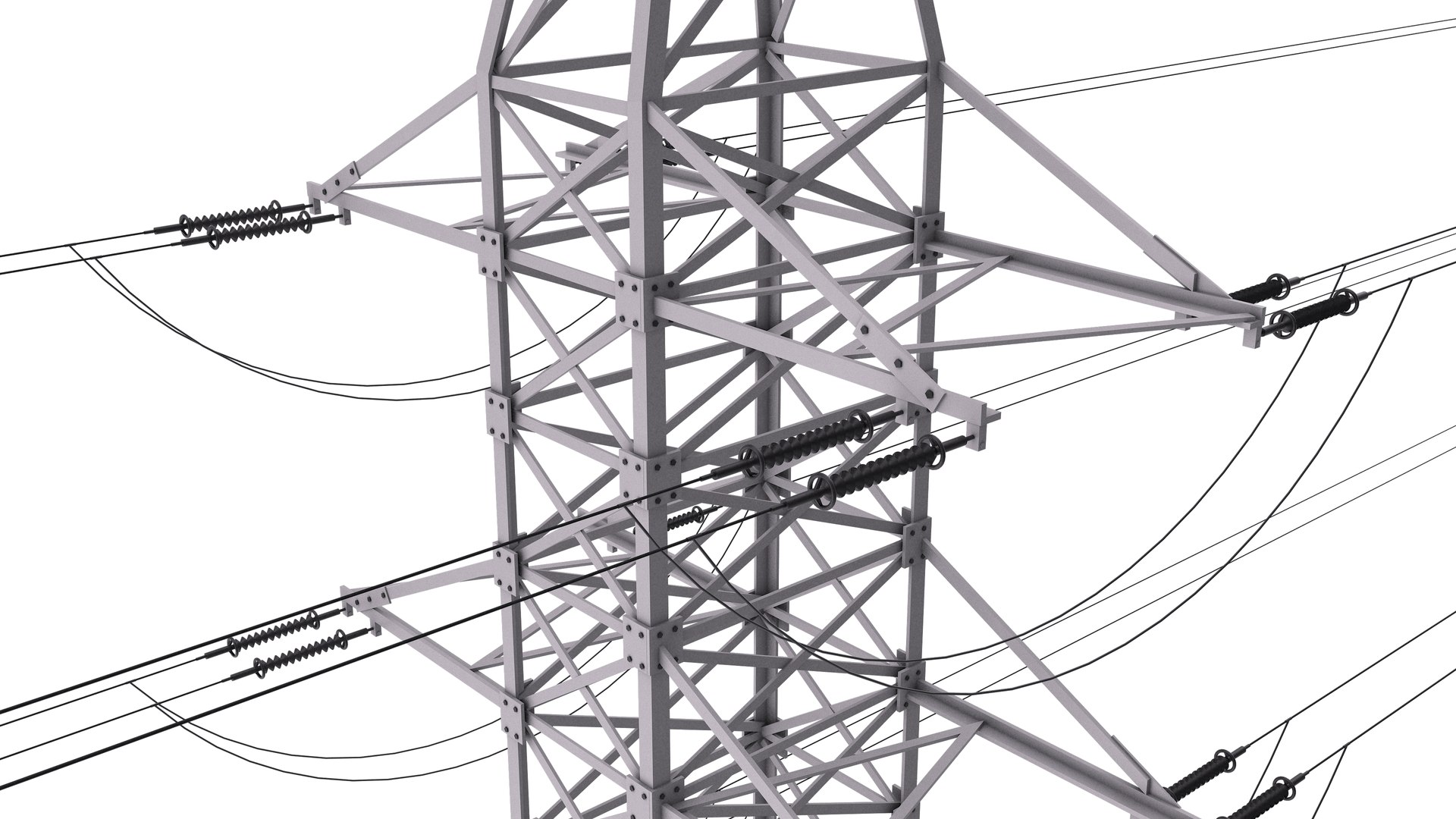 Electric Power Tower Collection 3D Model - TurboSquid 2291177
