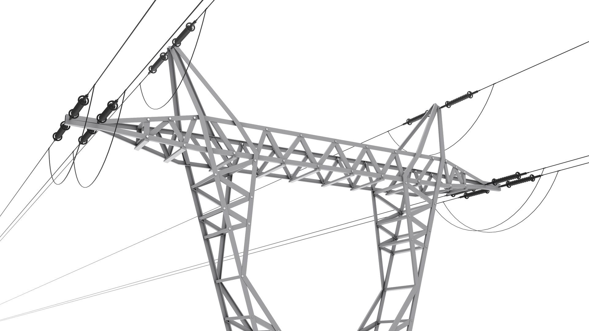 Electric Power Tower Collection 3D Model - TurboSquid 2291177