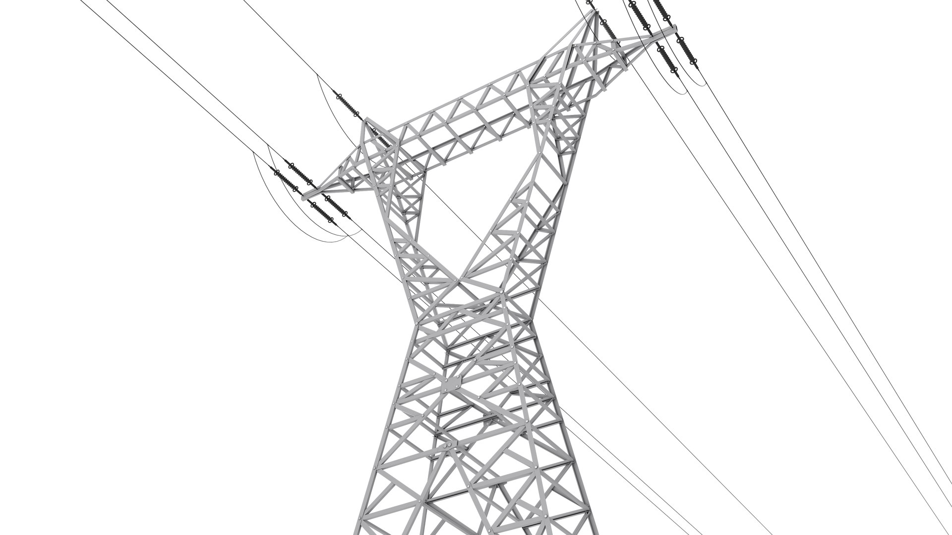 Electric Power Tower Collection 3D Model - TurboSquid 2291177