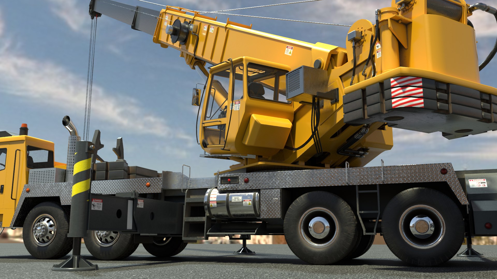 3D Crane Truck - TurboSquid 1977690
