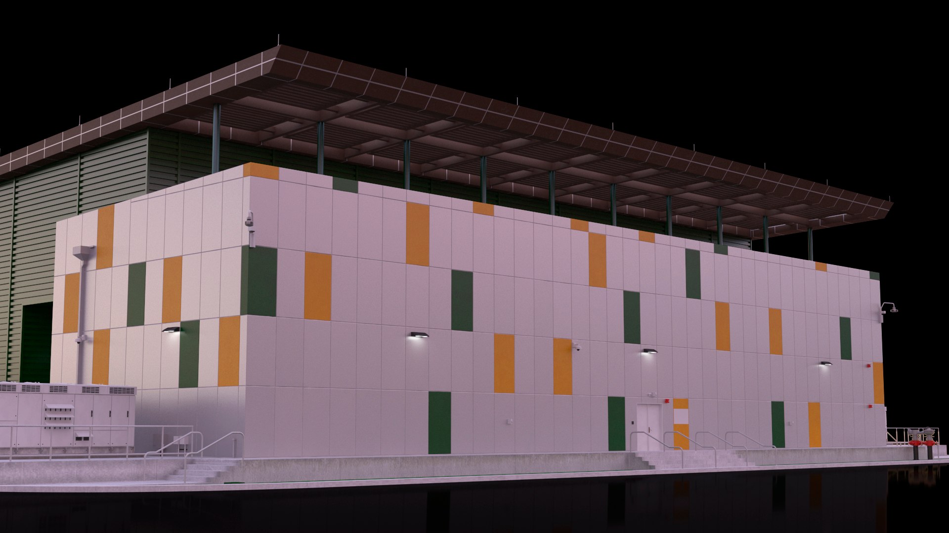 3D model Battery Storage Power Station - TurboSquid 2054453