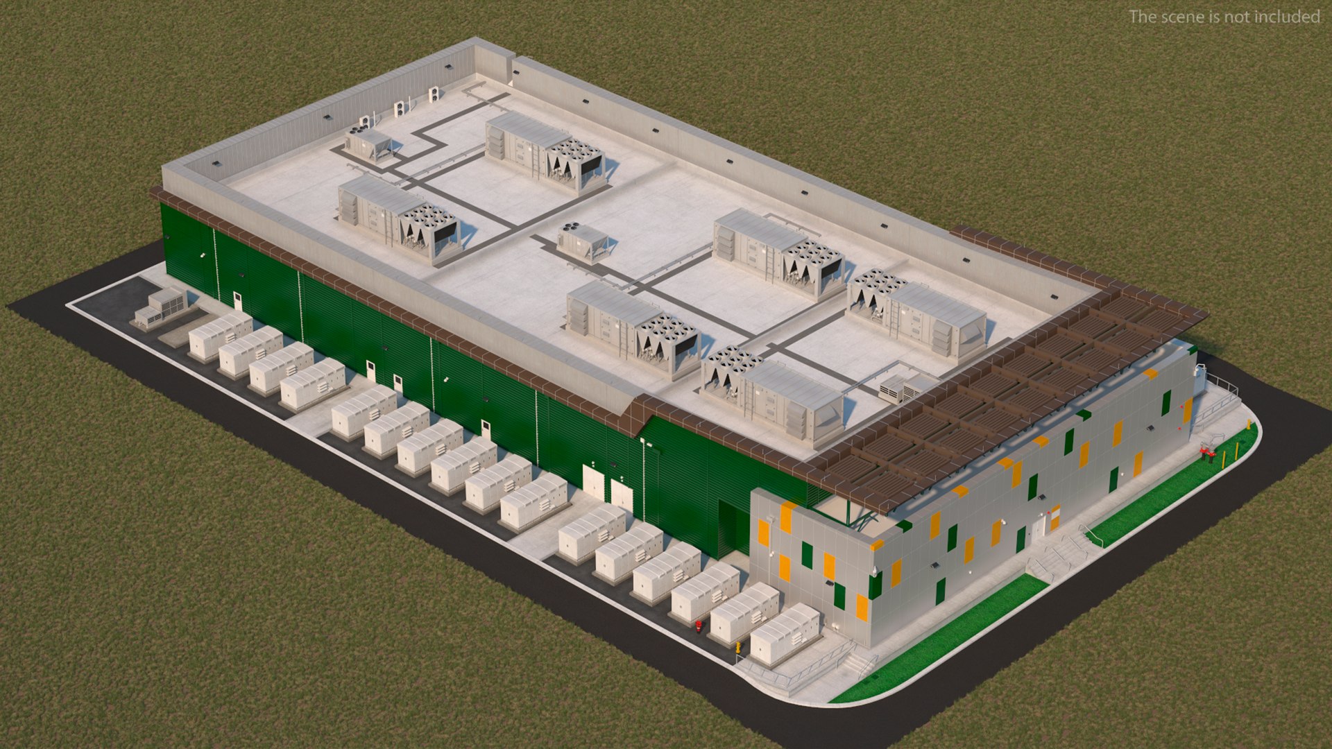 3D model Battery Storage Power Station - TurboSquid 2054453