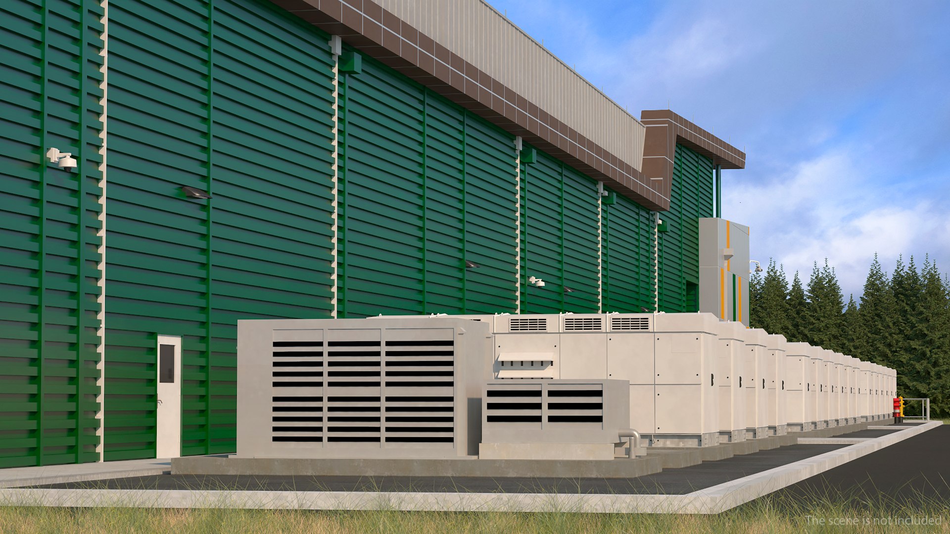 3D model Battery Storage Power Station - TurboSquid 2054453