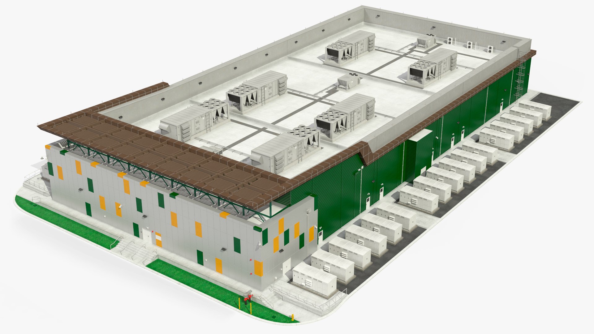 3D model Battery Storage Power Station - TurboSquid 2054453