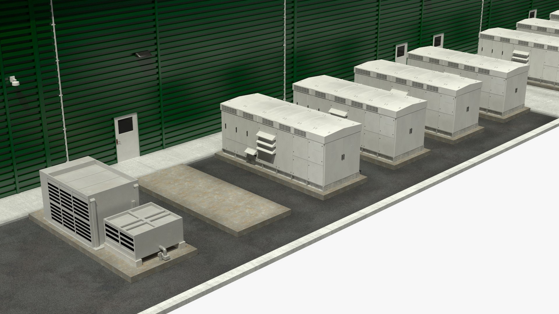 3D model Battery Storage Power Station - TurboSquid 2054453