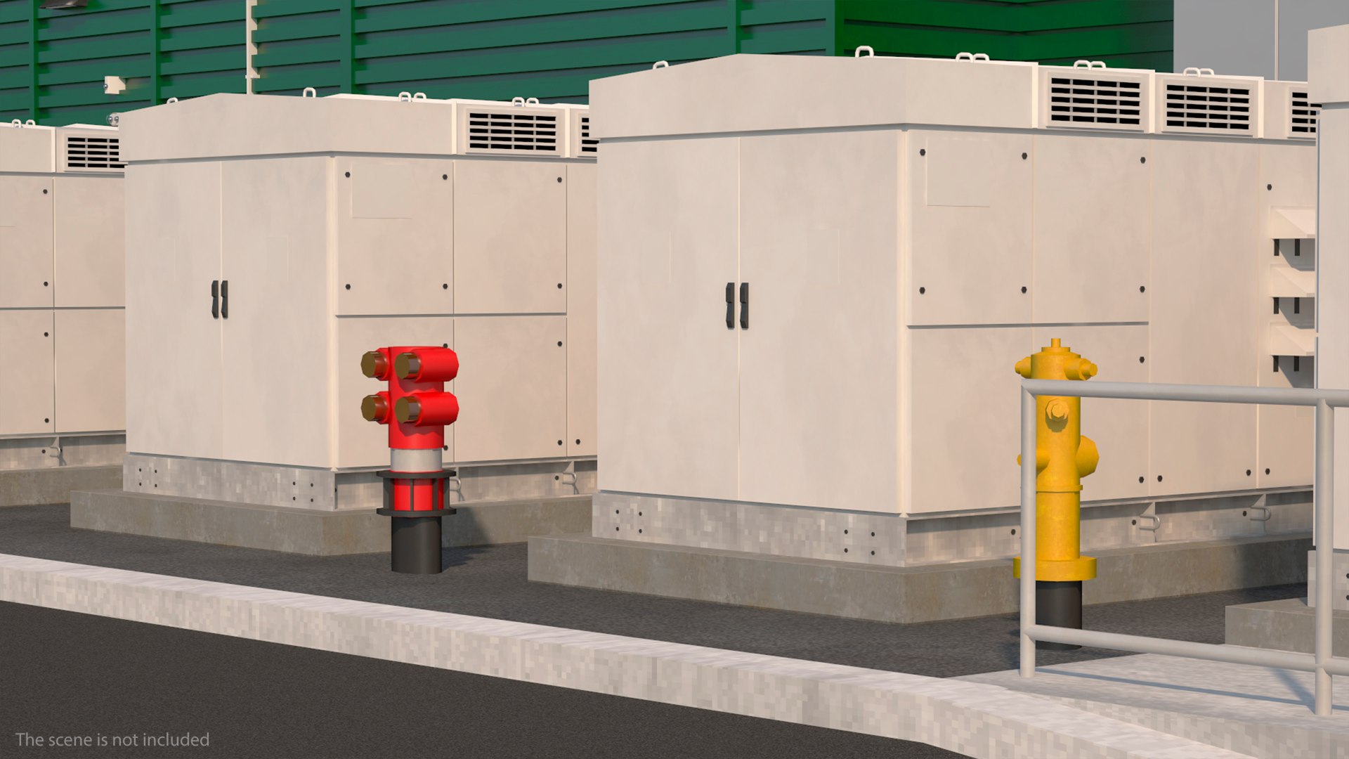 3D model Battery Storage Power Station - TurboSquid 2054453