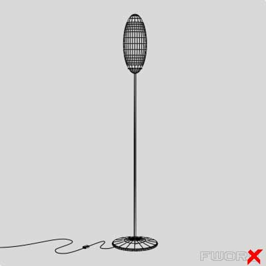Free Lamp Standing 3d Model