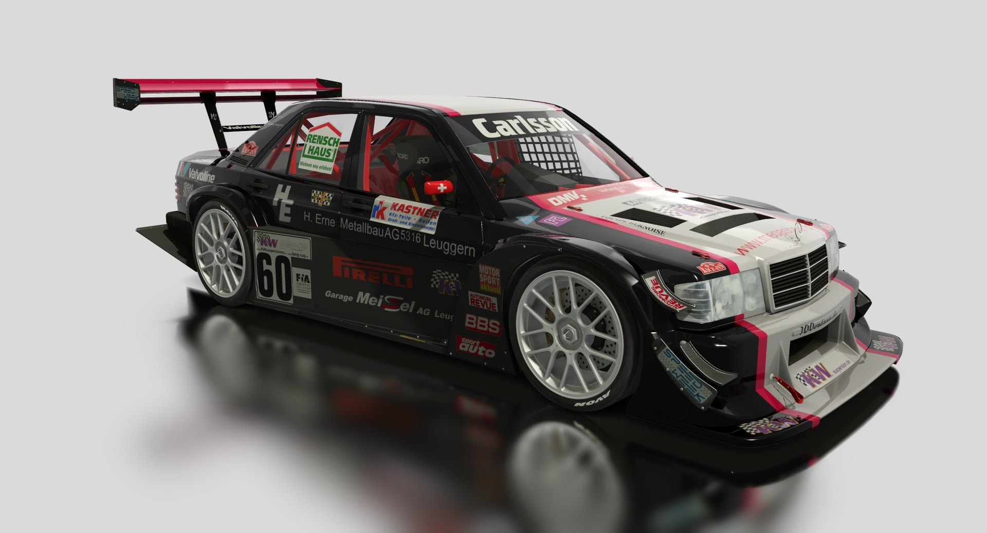 Mercedes 190 Judd V8 3D - TurboSquid 1193794