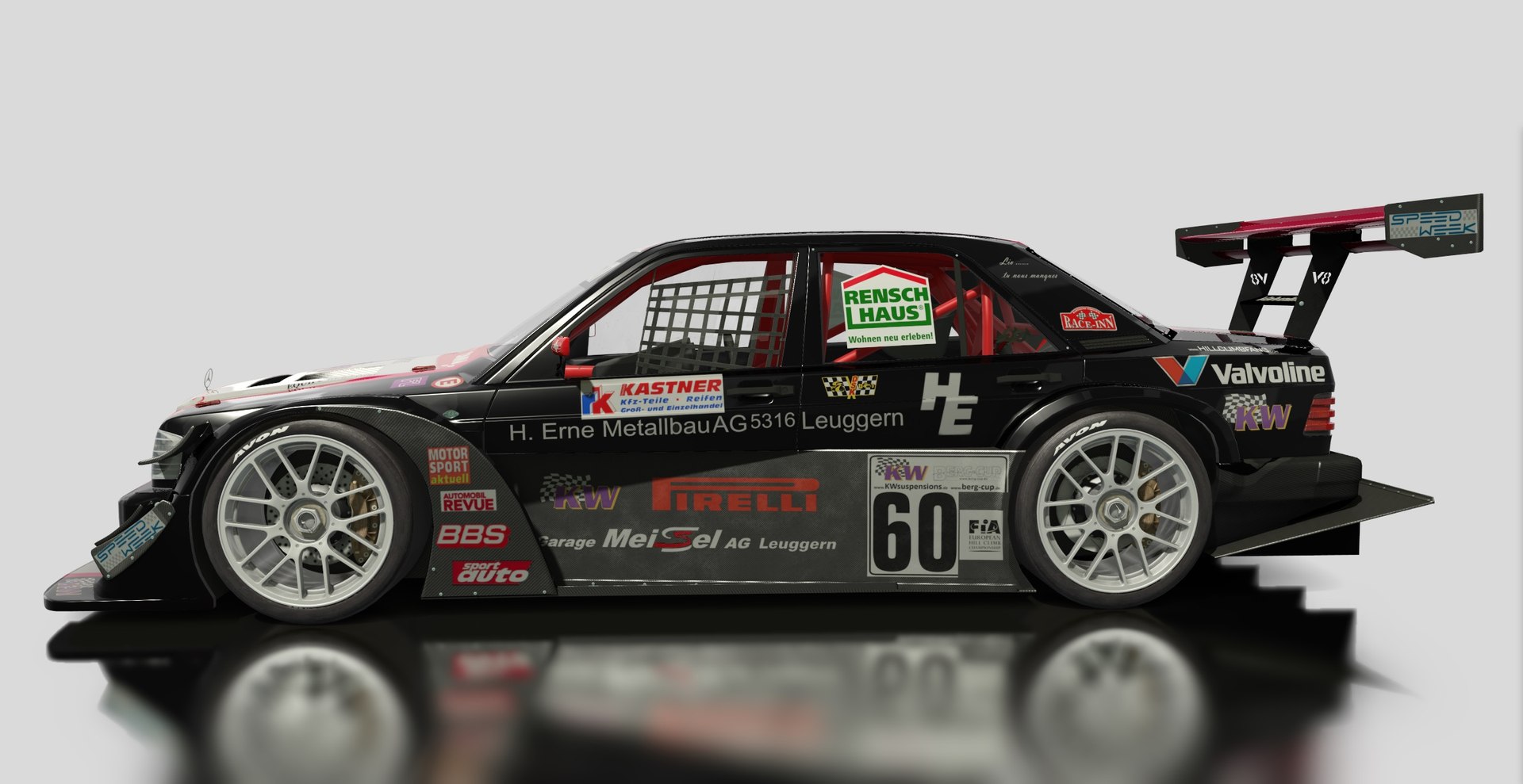 Mercedes 190 Judd V8 3D - TurboSquid 1193794