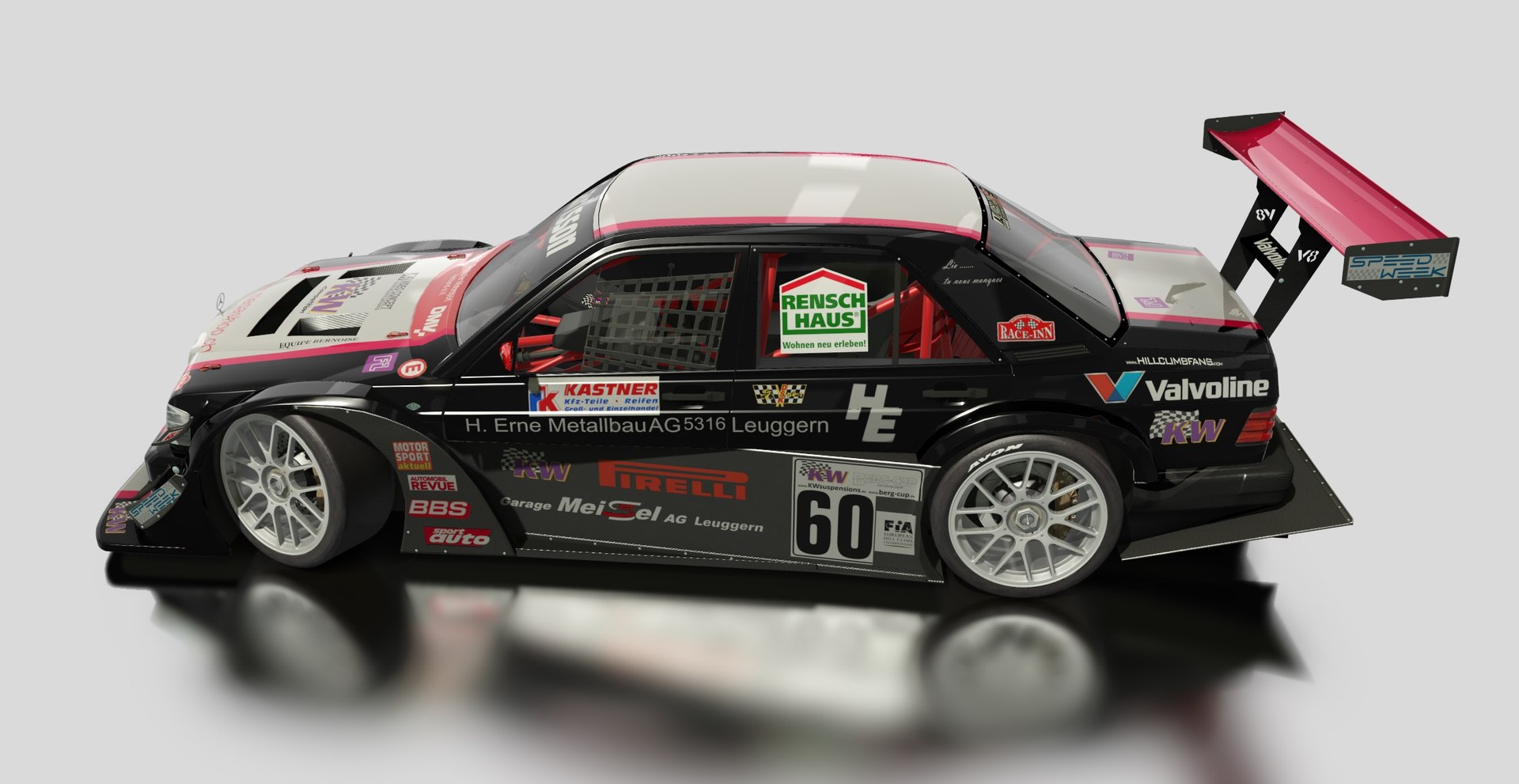 Mercedes 190 Judd V8 3D - TurboSquid 1193794