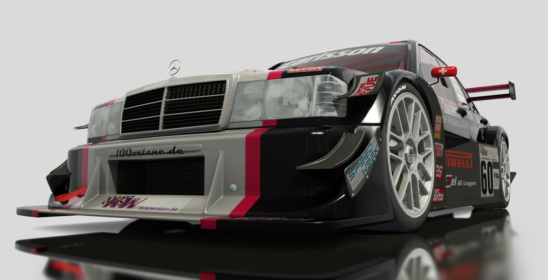 Mercedes 190 Judd V8 3D - TurboSquid 1193794