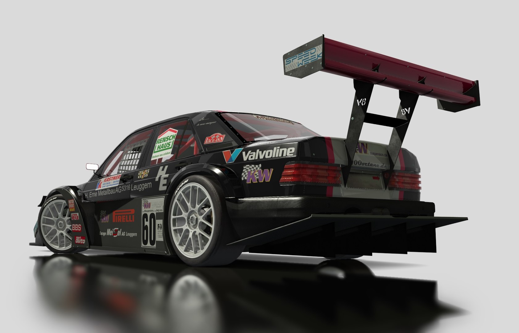 Mercedes 190 Judd V8 3D - TurboSquid 1193794