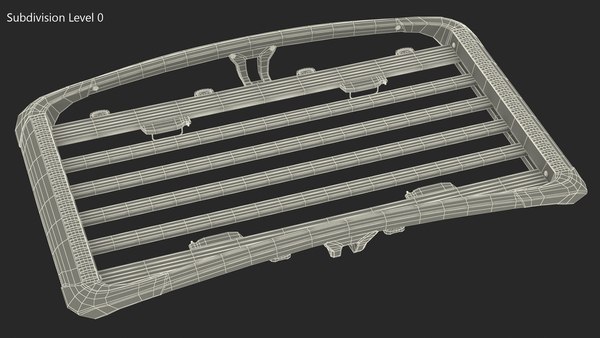 Car exterior roof rack 3D model - TurboSquid 1640730