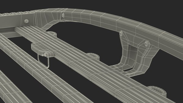 Car exterior roof rack 3D model - TurboSquid 1640730