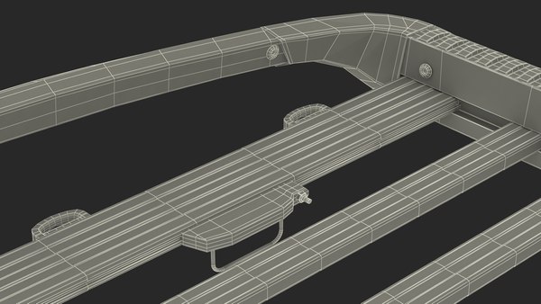 Car exterior roof rack 3D model - TurboSquid 1640730