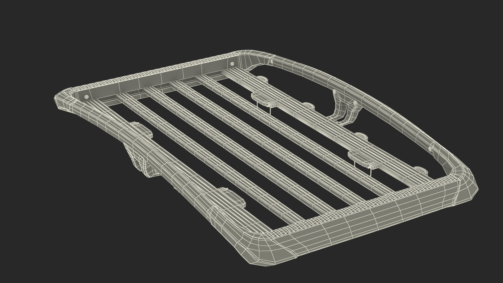 Car Exterior Roof Rack 3D Model - TurboSquid 1640730