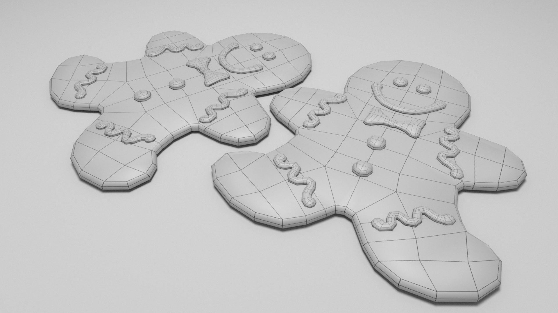 3D Gingerbread Man - TurboSquid 1992950