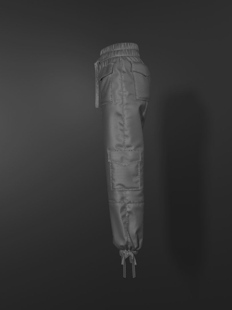 Women Nylon Pant 3D Model - TurboSquid 2099190