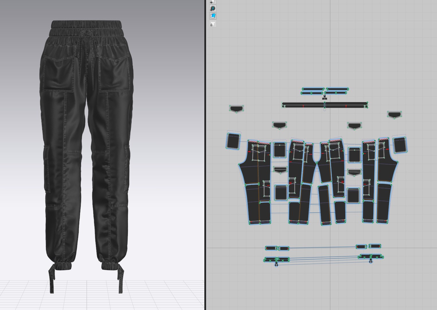Women Nylon Pant 3D Model - TurboSquid 2099190