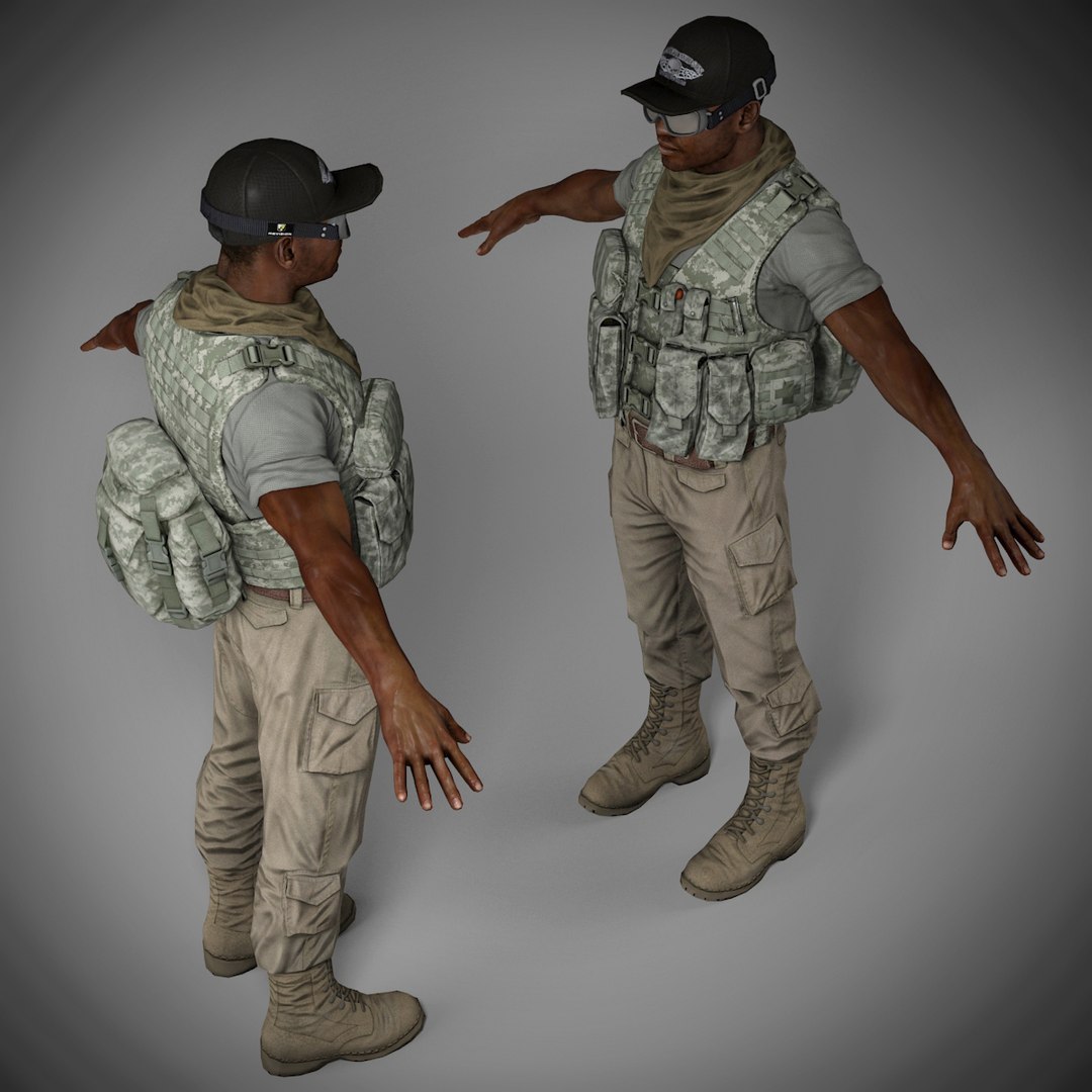 Max Soldier Mercenary Set 3