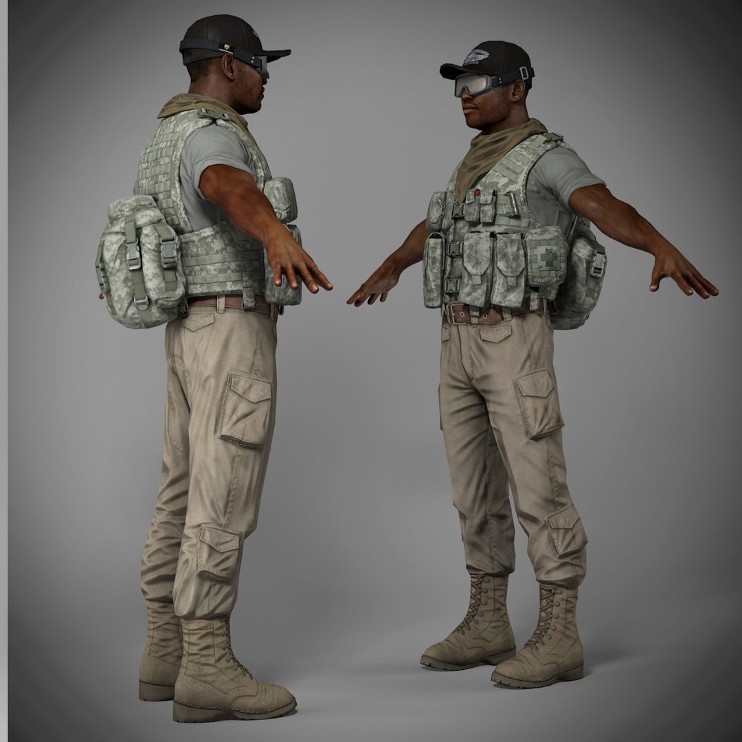 Max Soldier Mercenary Set 3