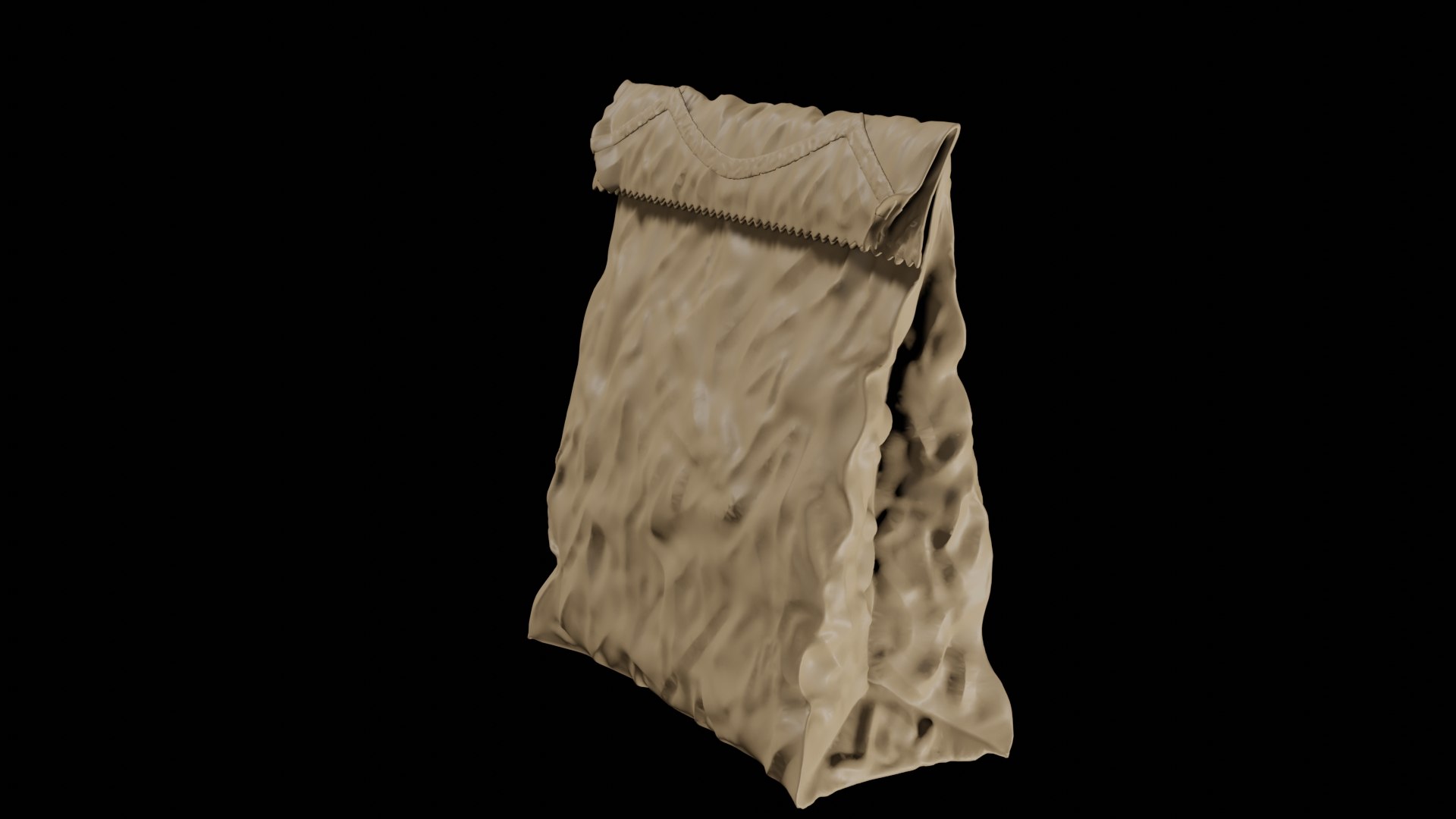 Paper Bag Model - TurboSquid 1848230