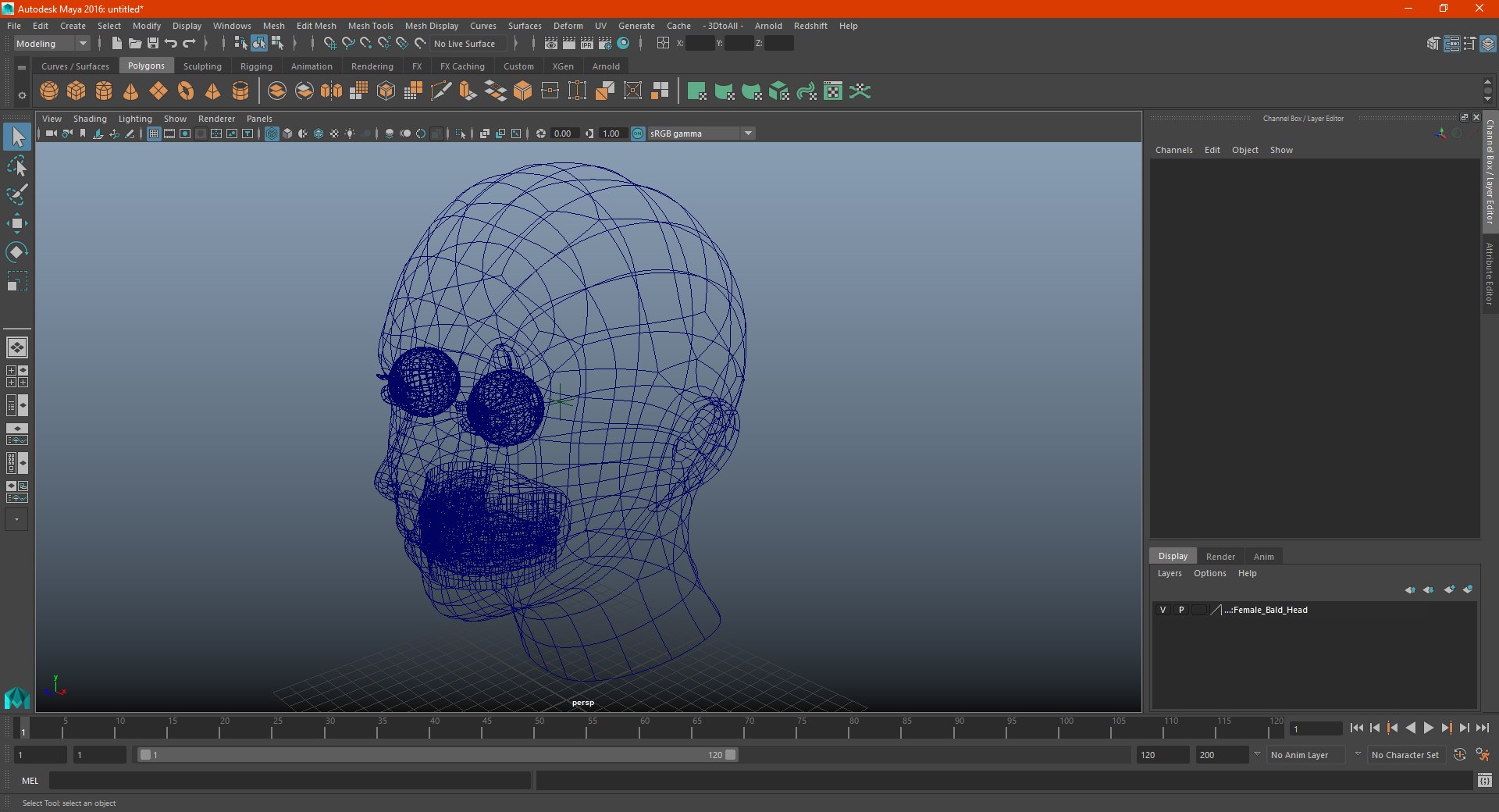3D Female Bald Head Woman Model - TurboSquid 1693872