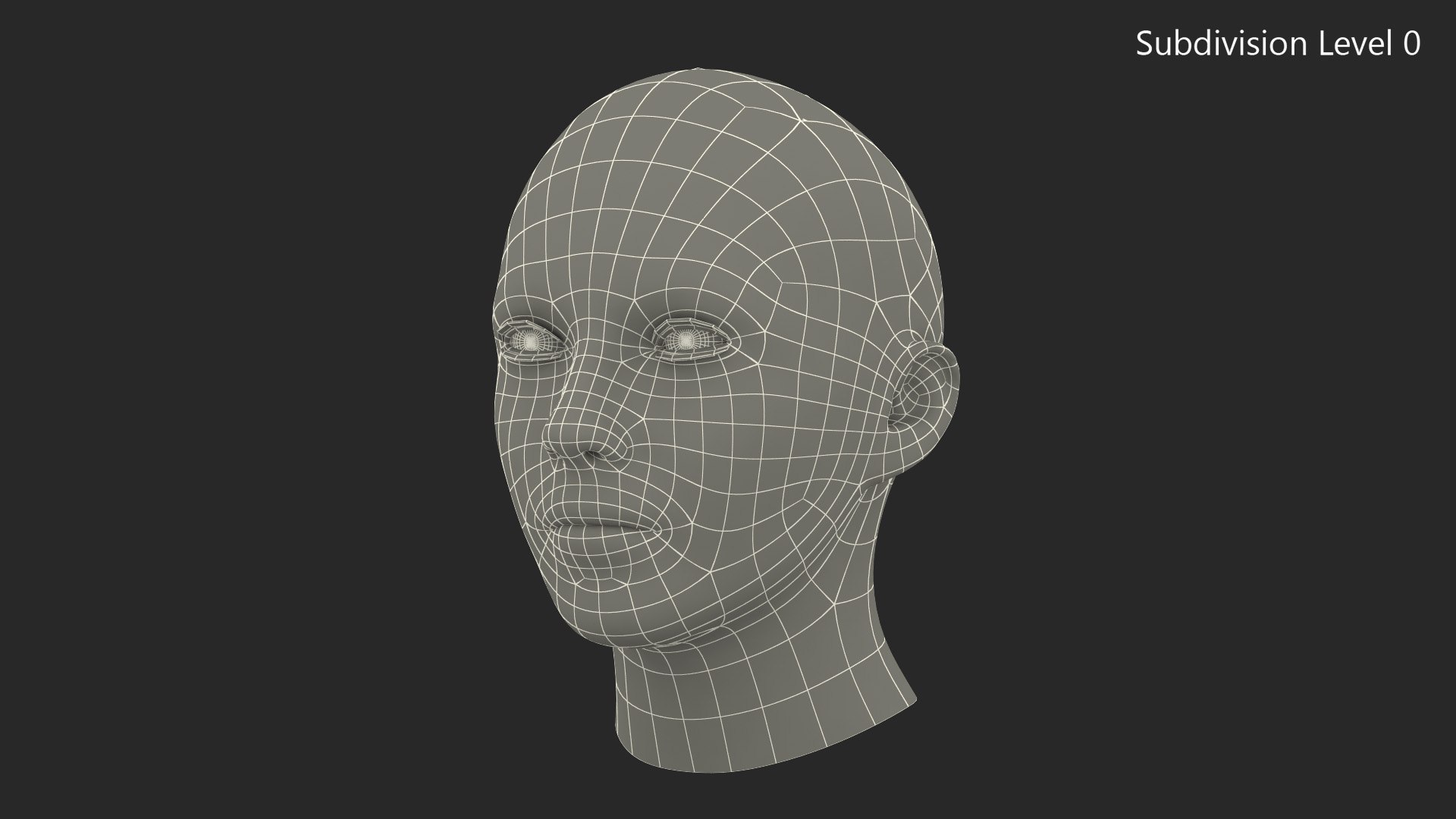 3D Female Bald Head Woman Model - TurboSquid 1693872
