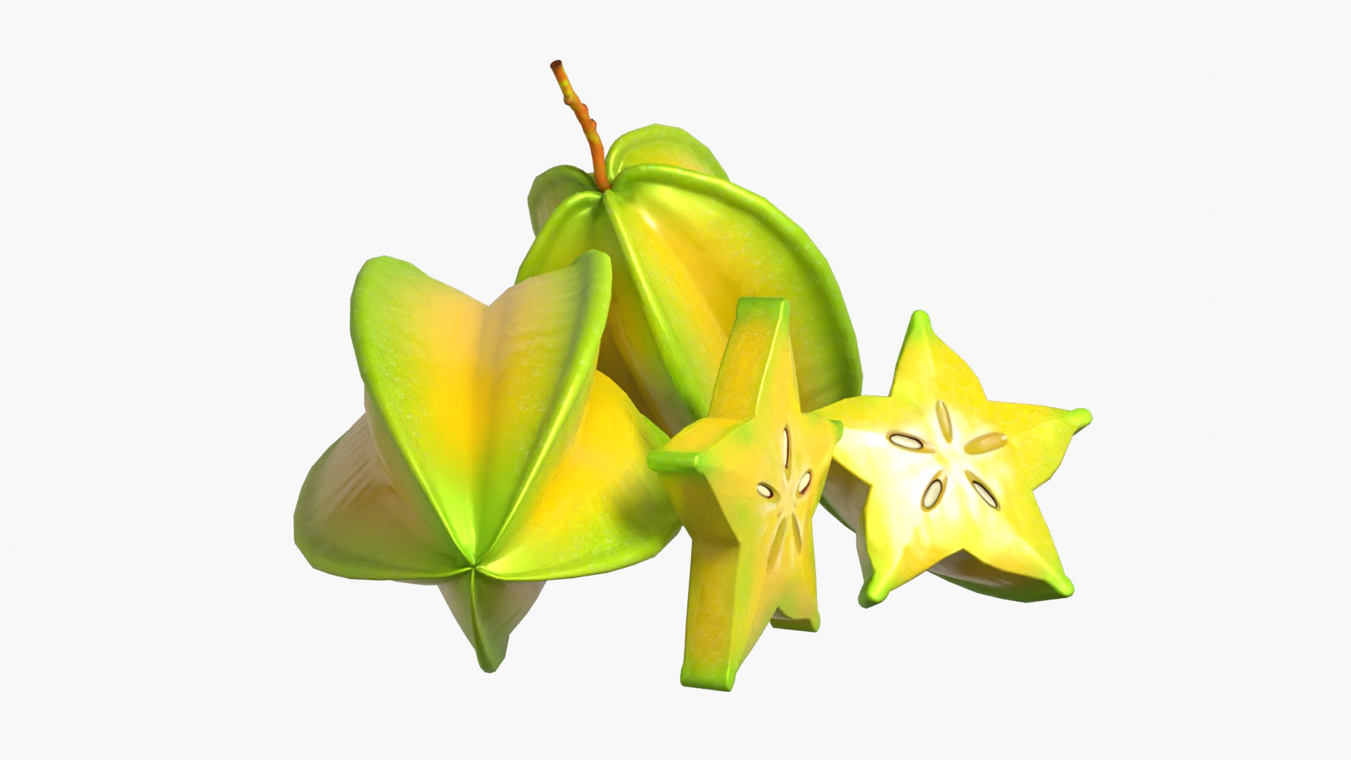 Star Fruit Model - TurboSquid 1939921