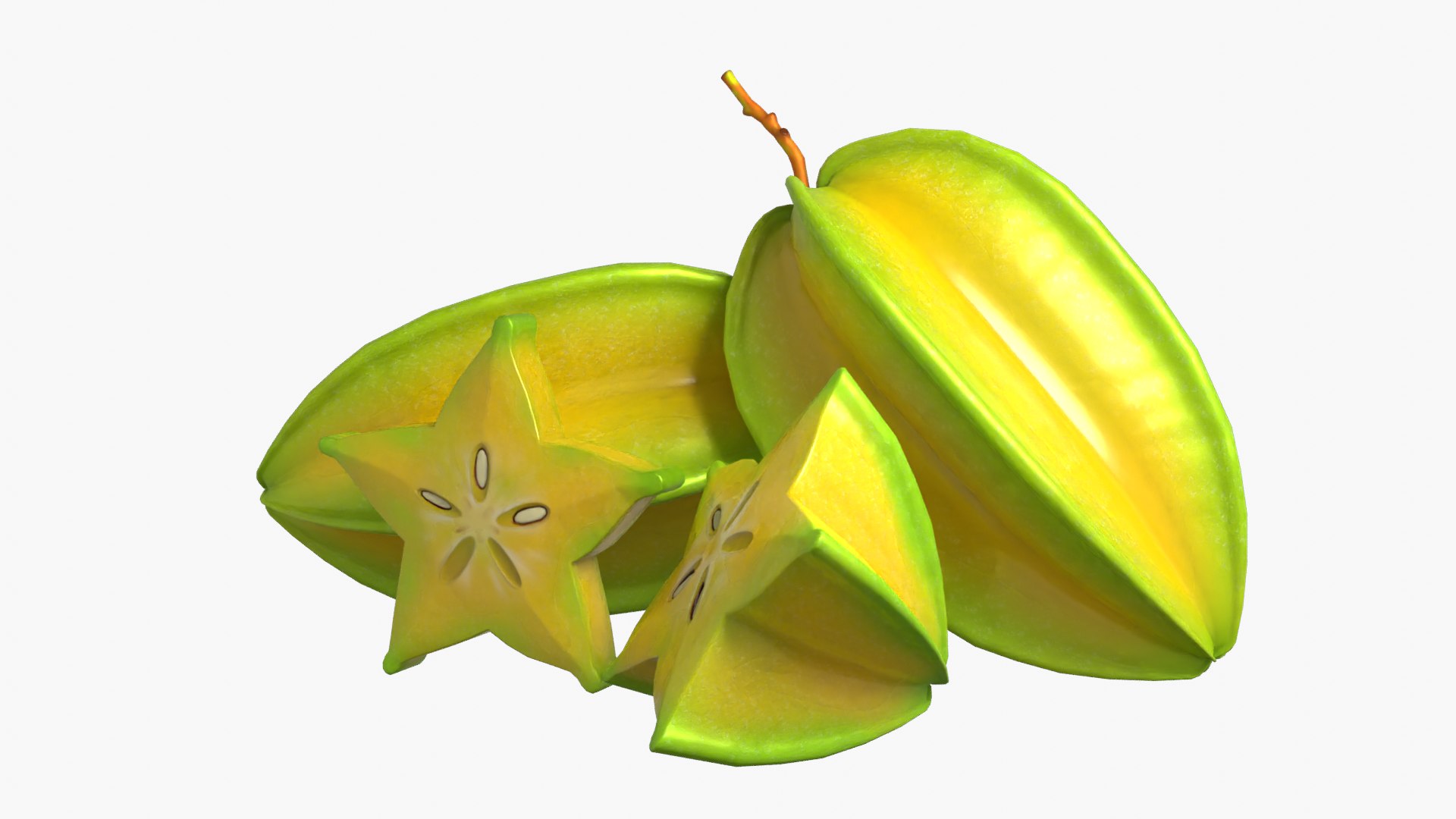 Star Fruit Model - TurboSquid 1939921