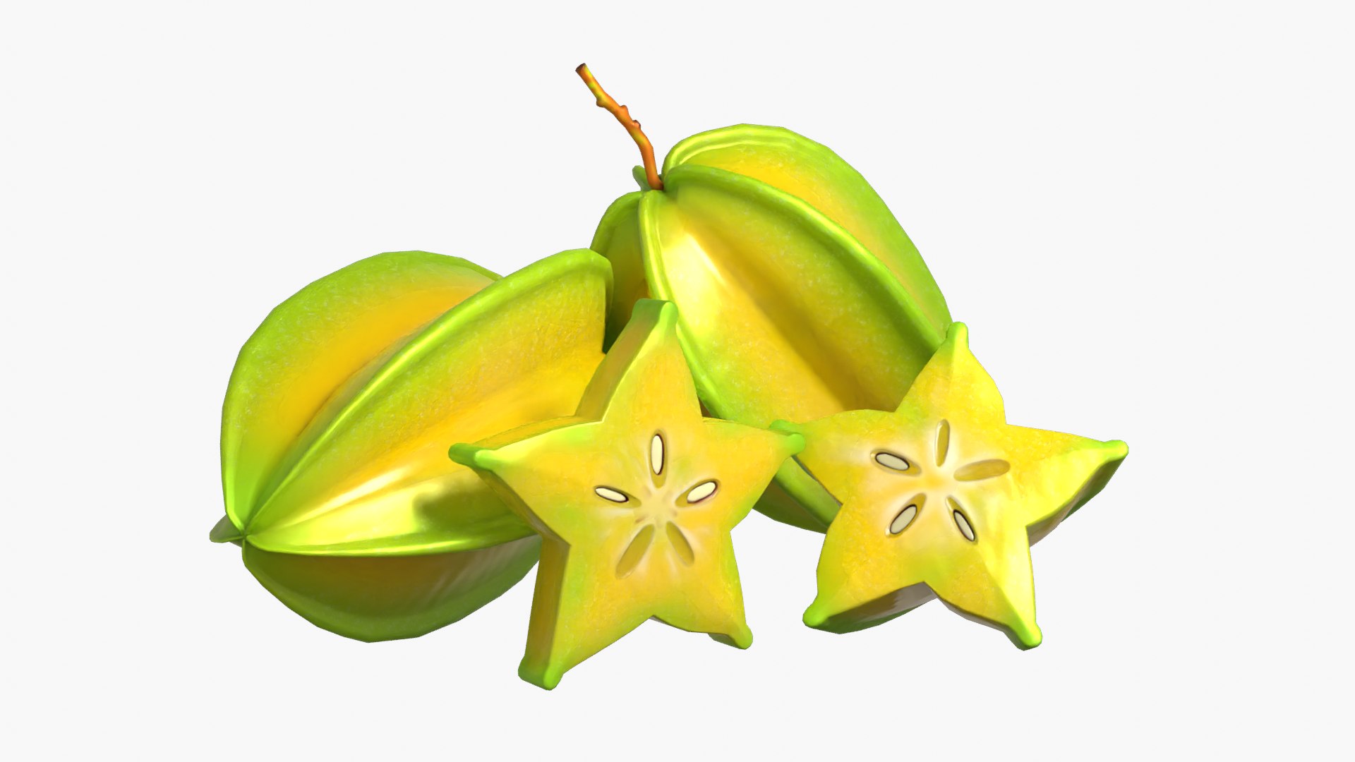 Star Fruit Model - TurboSquid 1939921