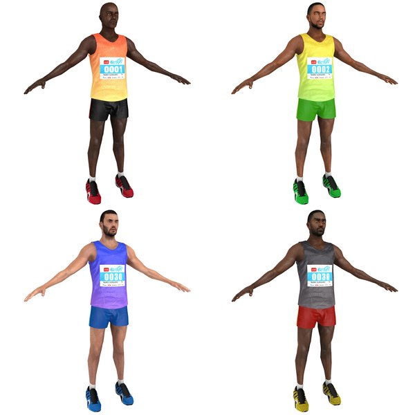 Track And Field Athlete 3D Models for Download | TurboSquid