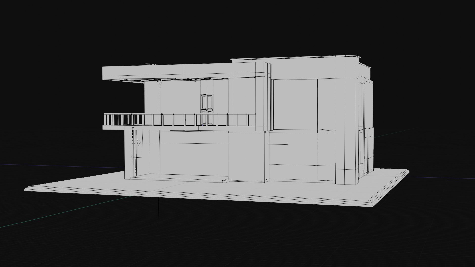3D Modern House Asset MORHOU01 - TurboSquid 2380386