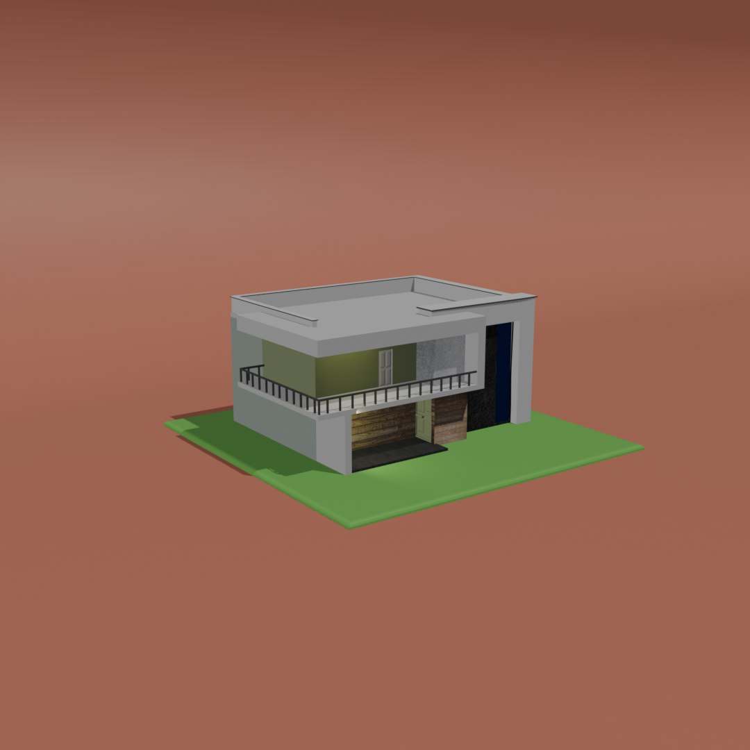 3D Modern House Asset MORHOU01 - TurboSquid 2380386