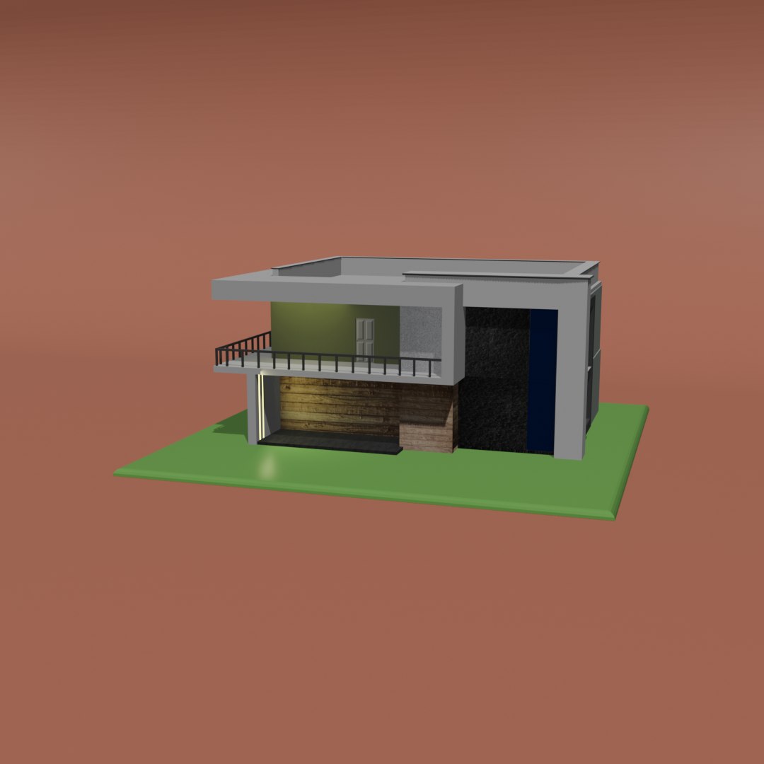 3D Modern House Asset MORHOU01 - TurboSquid 2380386