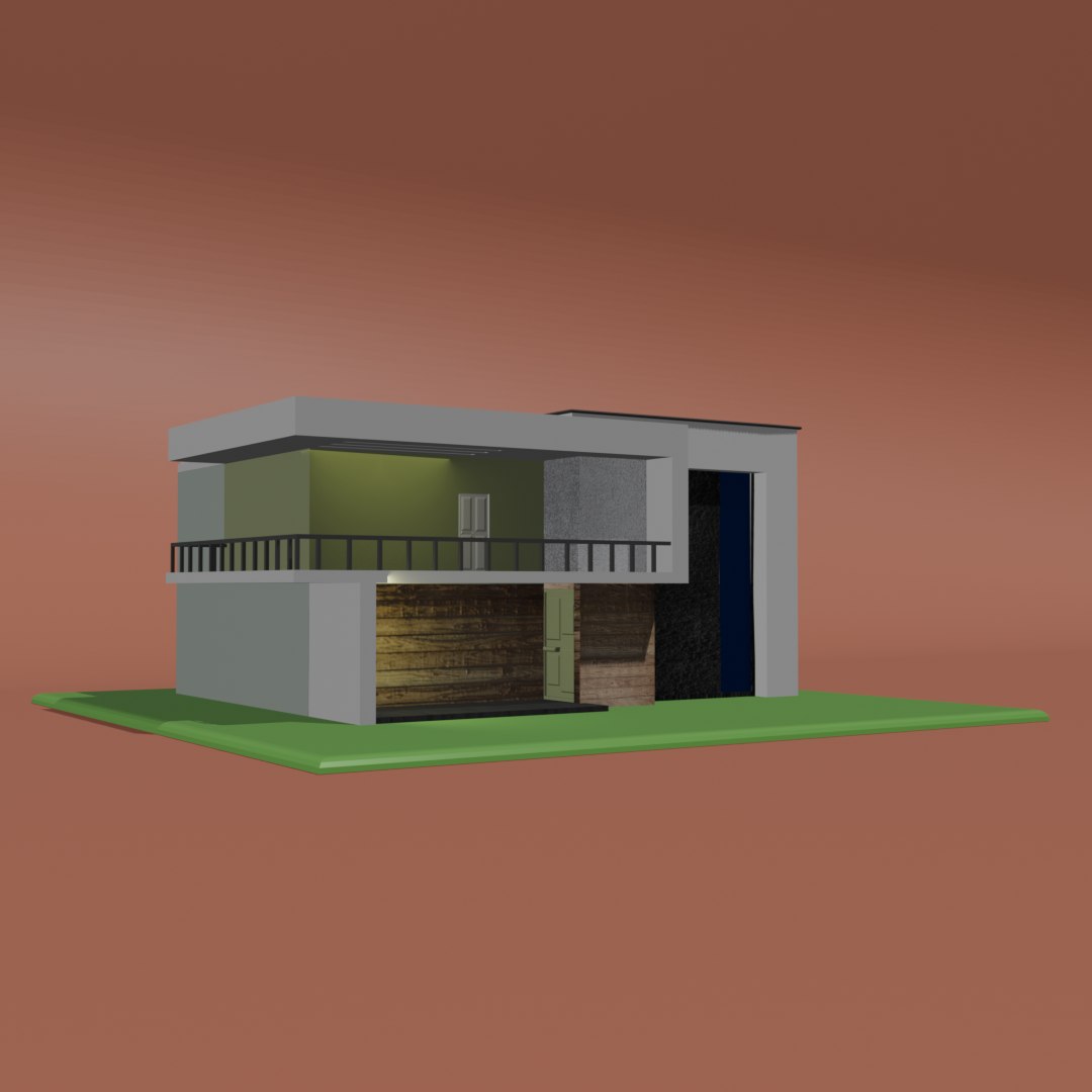3D Modern House Asset MORHOU01 - TurboSquid 2380386