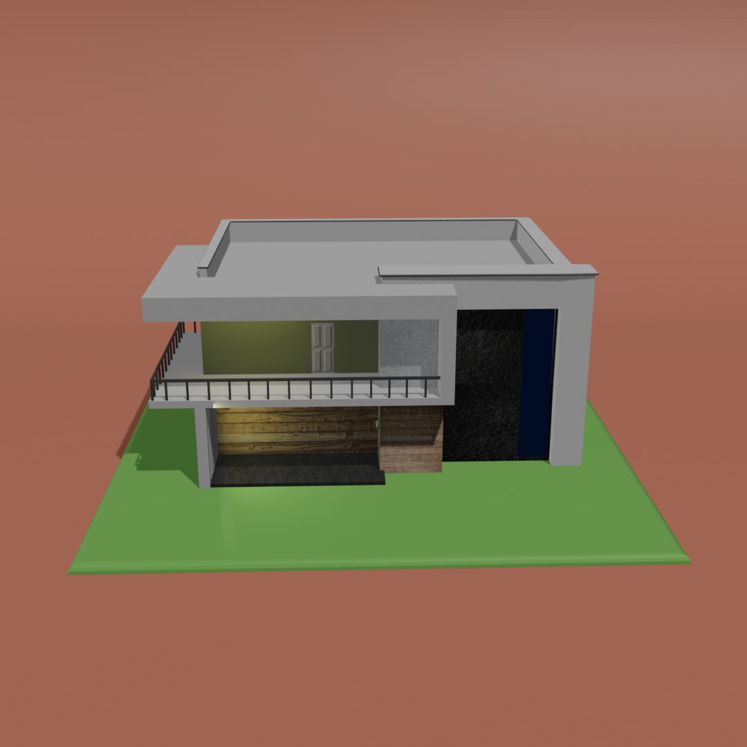 3D Modern House Asset MORHOU01 - TurboSquid 2380386