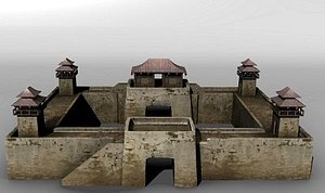 medieval guild hall 3d 3ds