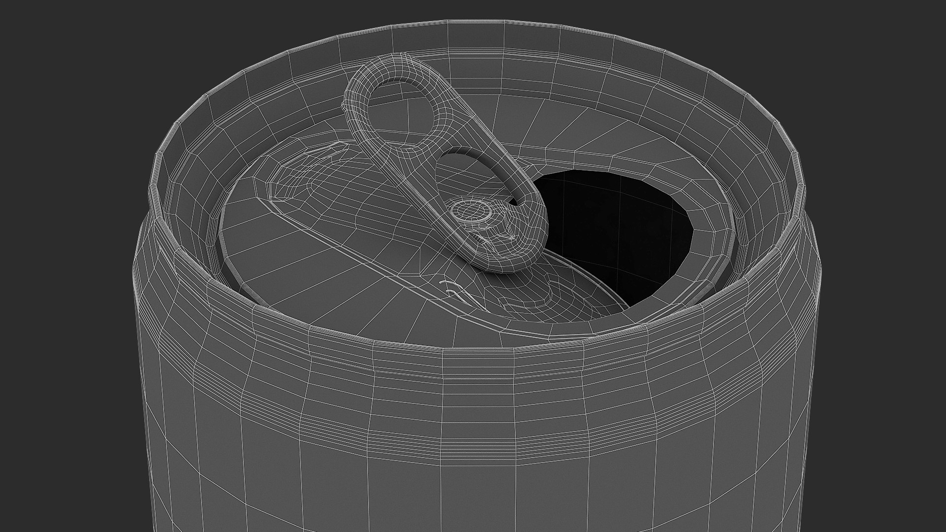 Opened Sleek Can 330ML 3D - TurboSquid 2155272