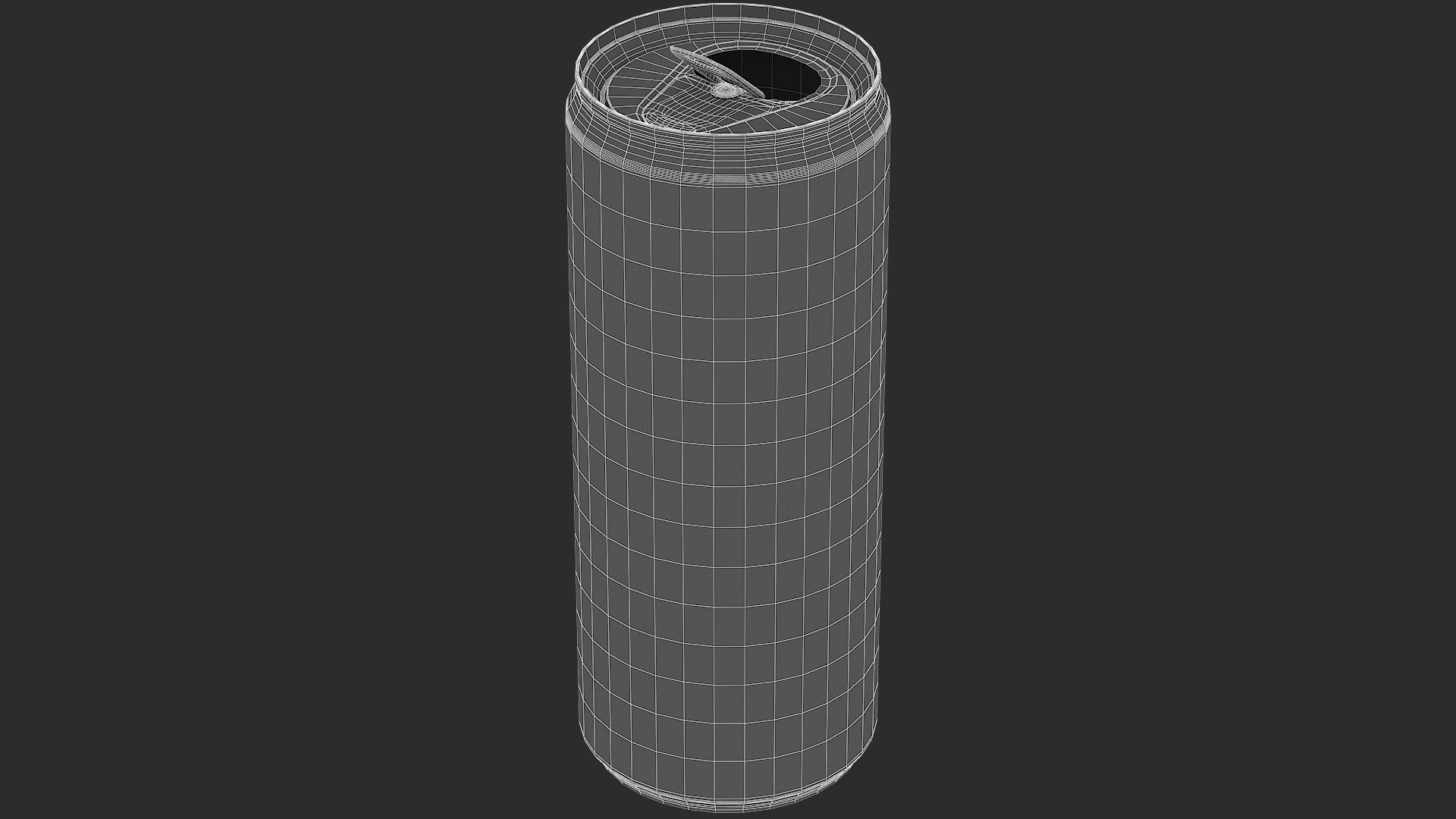 Opened Sleek Can 330ML 3D - TurboSquid 2155272