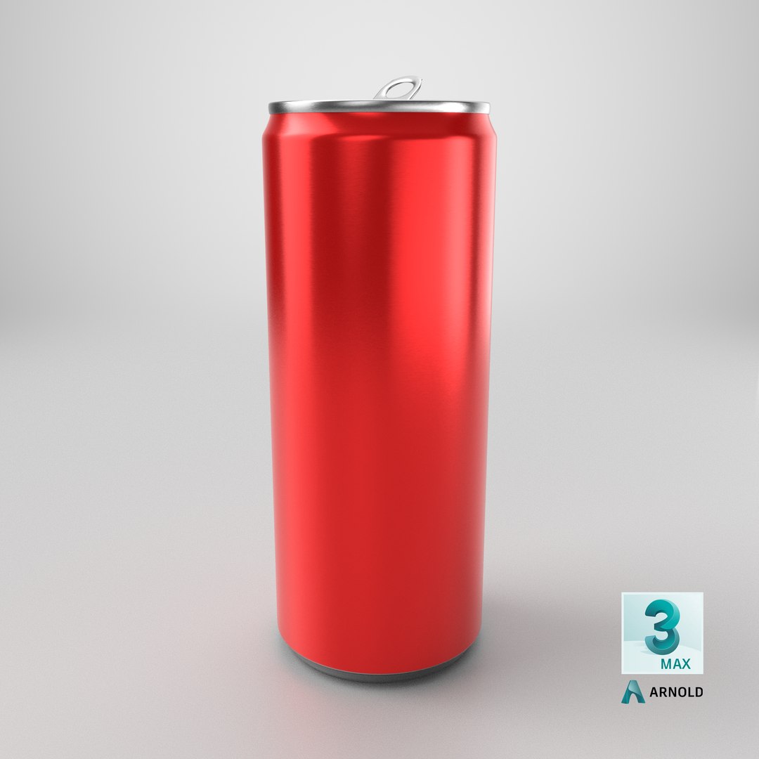 Opened Sleek Can 330ML 3D - TurboSquid 2155272