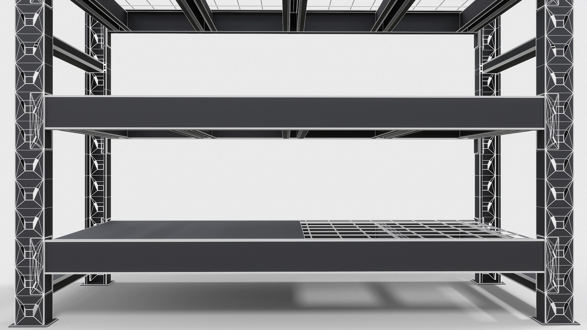 3D 1 Ultra Heavy Duty Rack 2000 x 700 model - TurboSquid 2053446