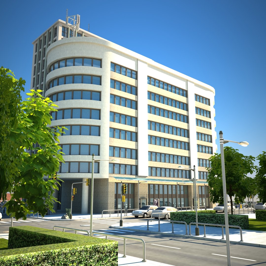 3d Max Urban Block Buildings