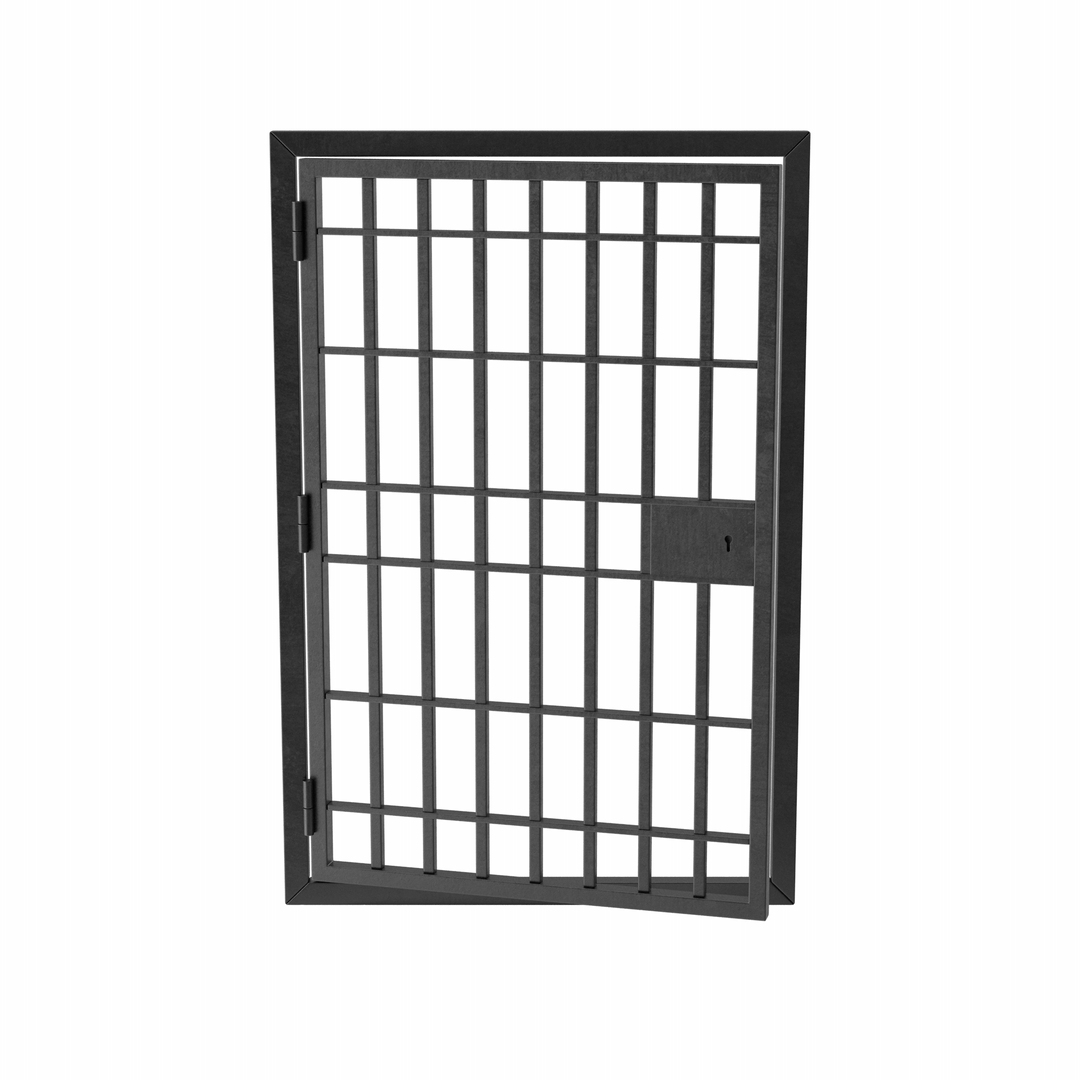 Jail Door 3D Model - TurboSquid 2327179