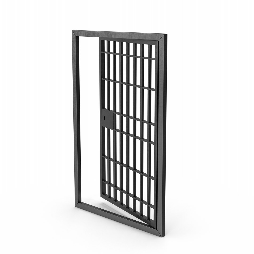 Jail Door 3D Model - TurboSquid 2327179