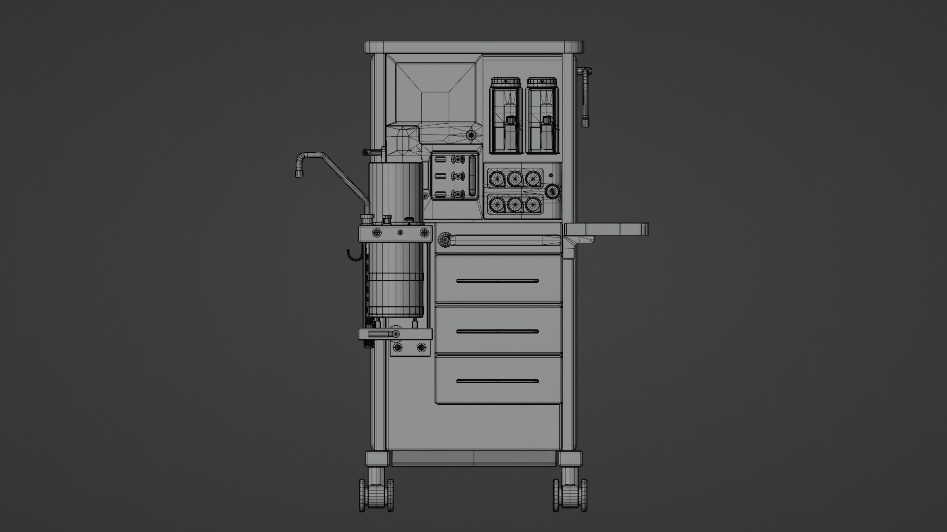3D Anesthesia Machine Model - TurboSquid 2173985