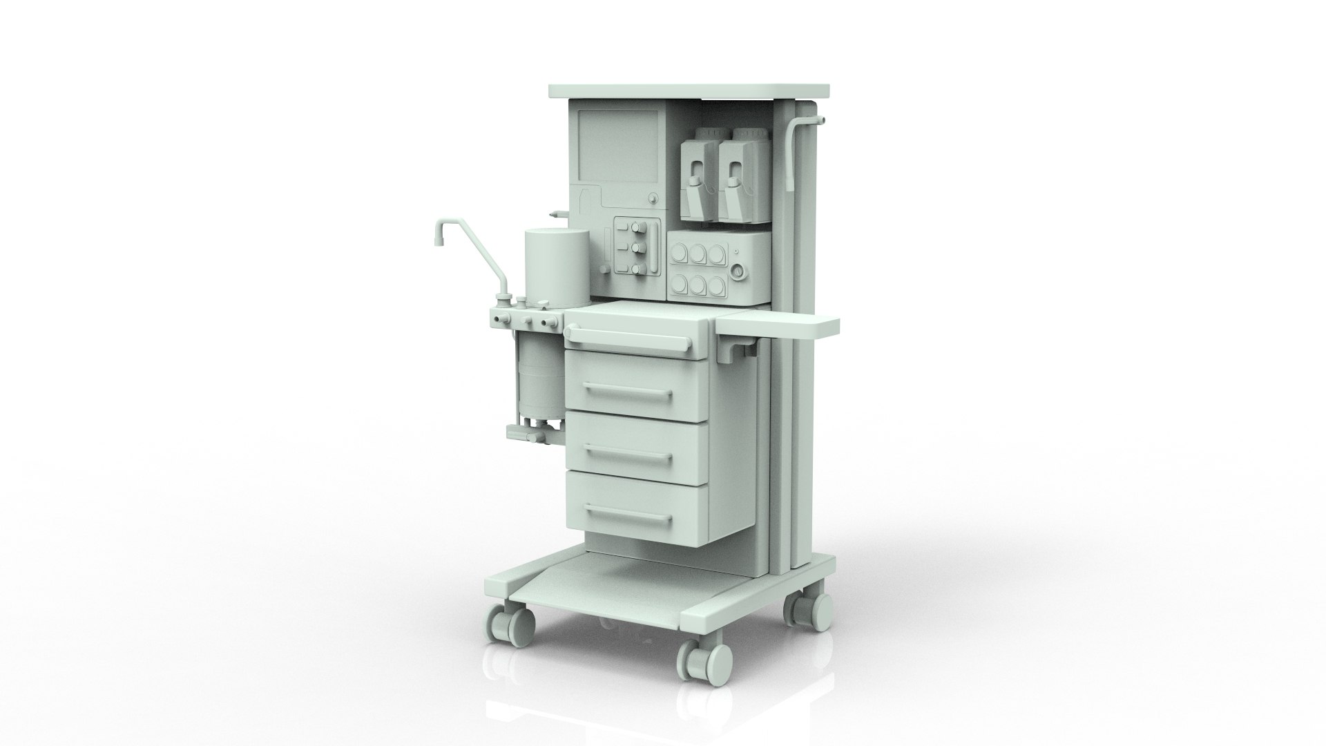 3D Anesthesia Machine Model - TurboSquid 2173985