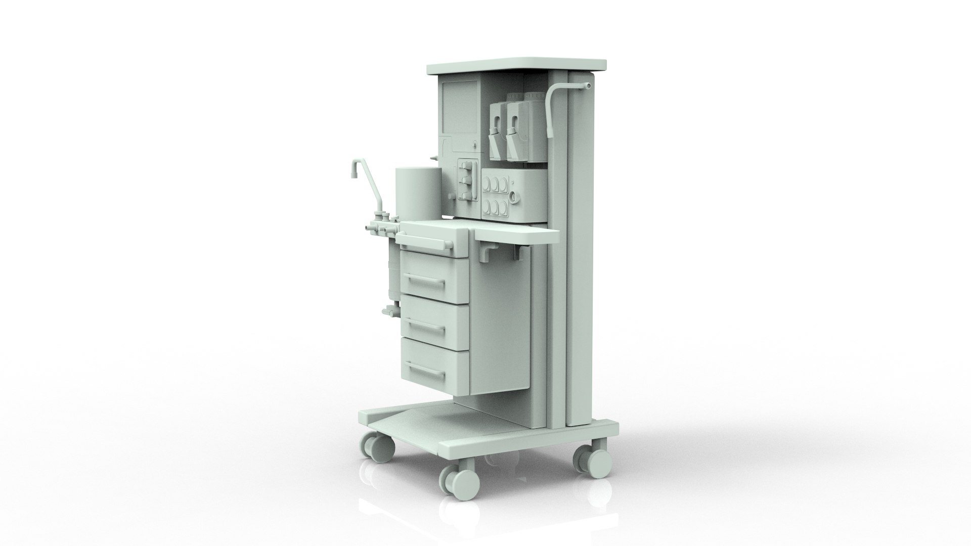 3D Anesthesia Machine Model - TurboSquid 2173985