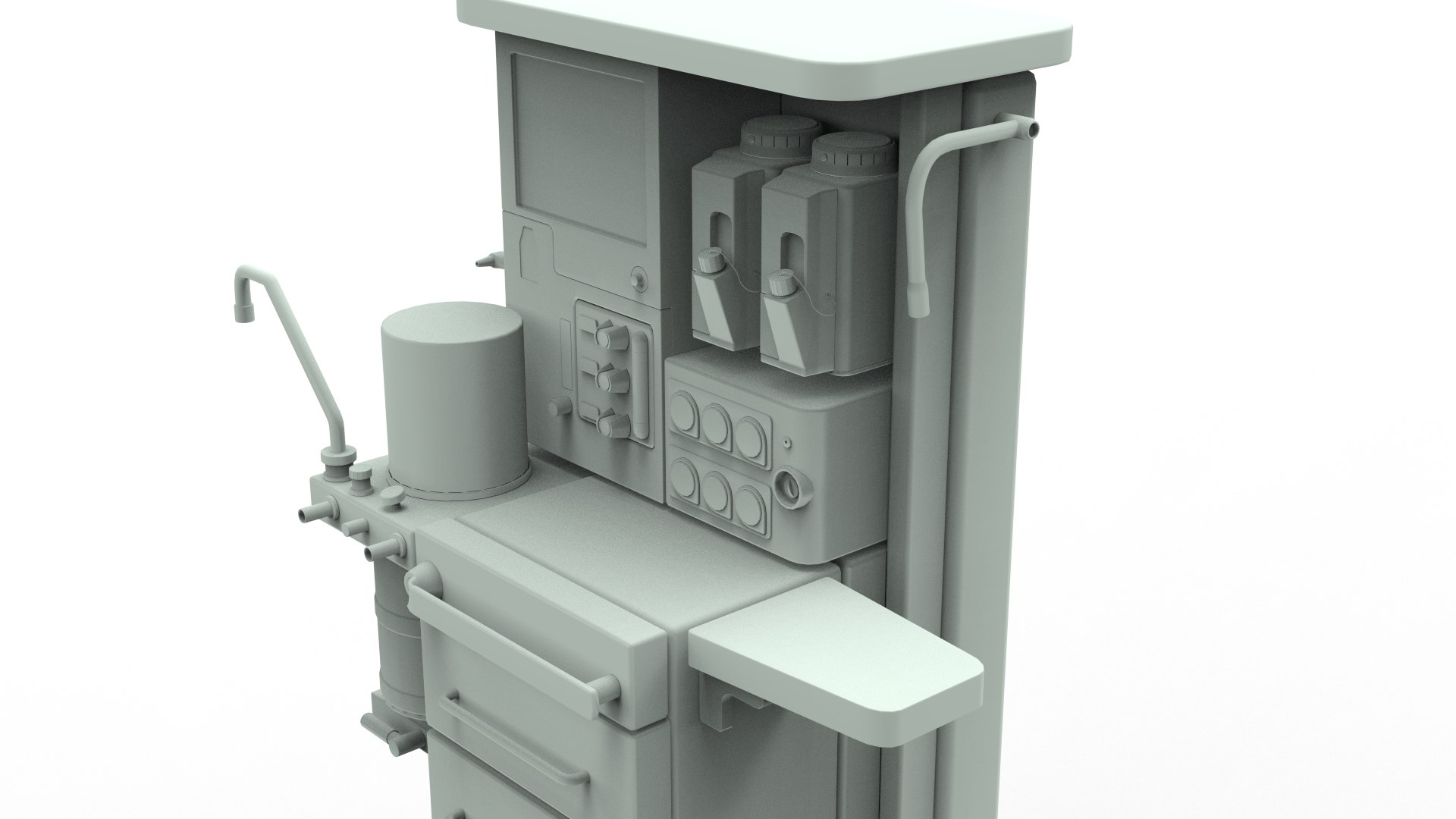 3D Anesthesia Machine Model - TurboSquid 2173985